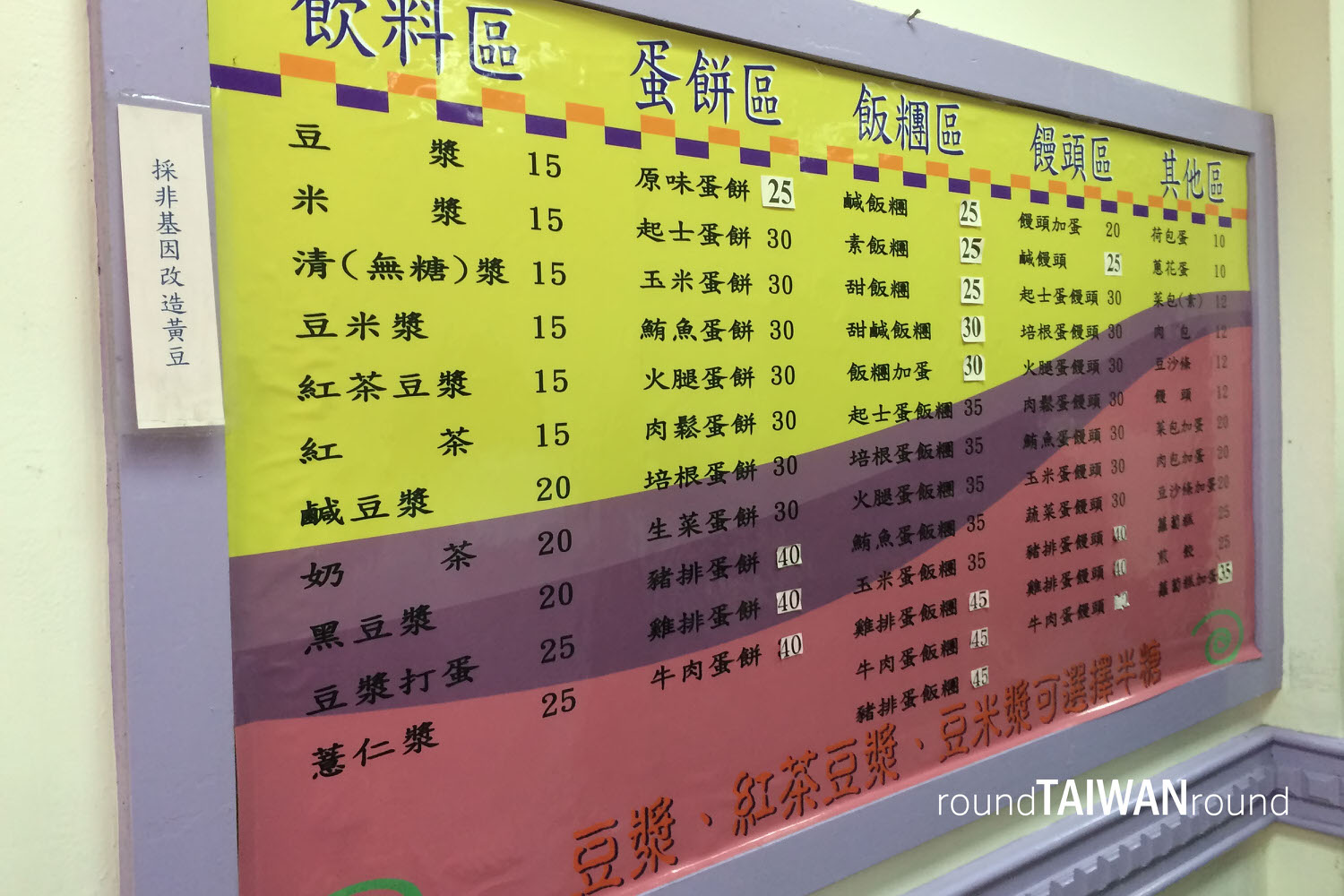 Guzaowei Breakfast - Taipei City Attractions Recommended | Round Taiwan ...